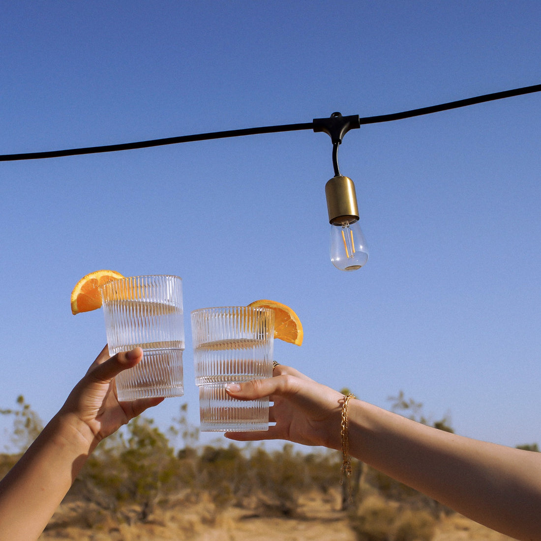 Glow Solar Hanging String Lights – Brightech