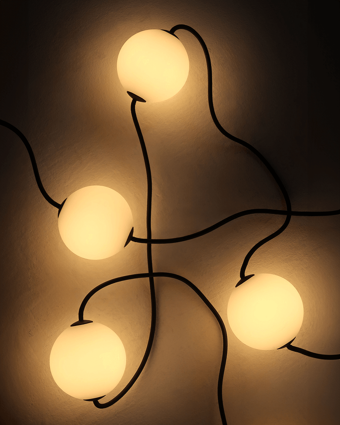 Orb Plug-in String Lights | Weatherproof Globe Lights | Brightech