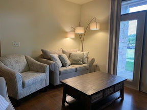 Trilage Black Arc Floor Lamp | Multi Head Lamp | Brightech