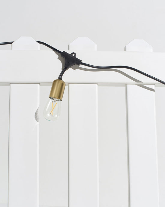 Glow Heavy Duty Plug-in String Lights | Brass Accents | Brightech
